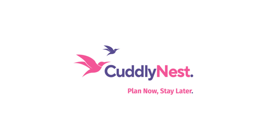 CuddlyNest Launches Plan Now, Stay Later Logo and Slogan | CuddlyNest